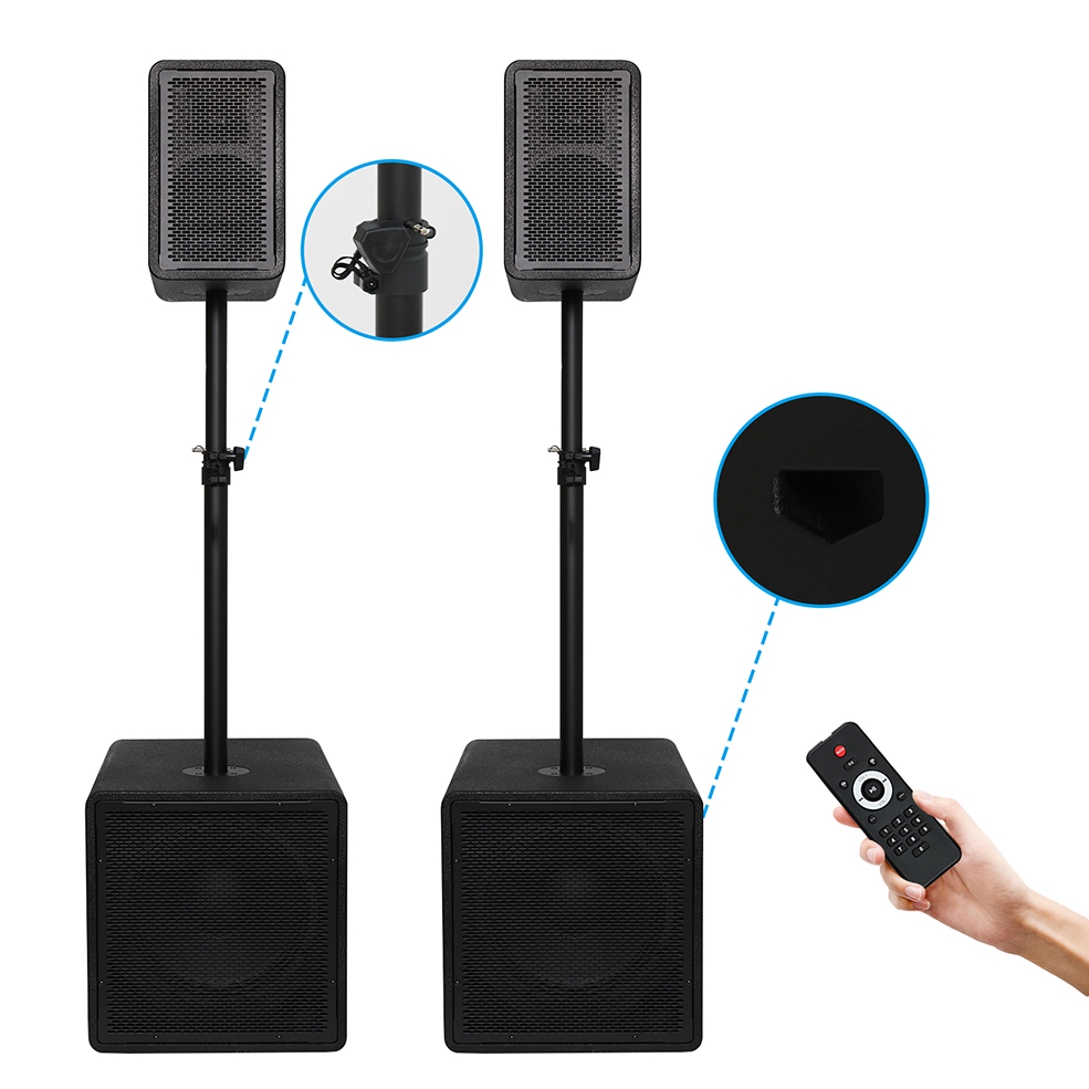 TPA-1226 Active PA Speaker DJ System Combo Kit factory_supplier ...